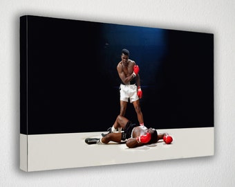 Muhammad Ali Wall Art Home Décor Wall Canvas Motivational Poster - Etsy