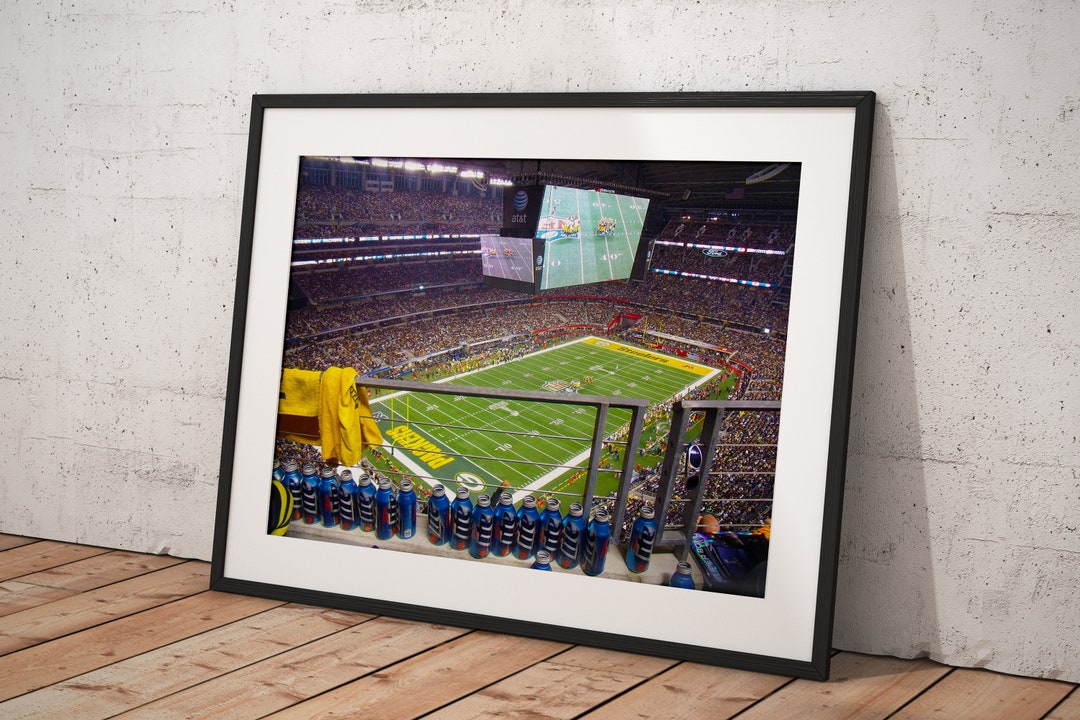 Lambeau Field, Green Bay Packers, Poster Framed Room Decor, Home Decor ...