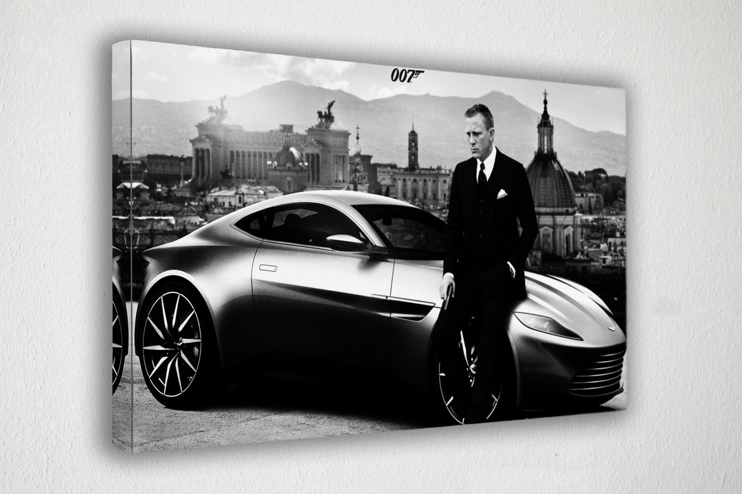 James Bond Daniel Craig Poster Canvas Wall Art Canvas Wall Decor ...
