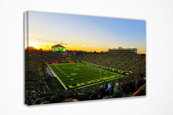 Autzen Stadium Art Canvas Wall Art Decor Wall Art Wall Decor - Etsy