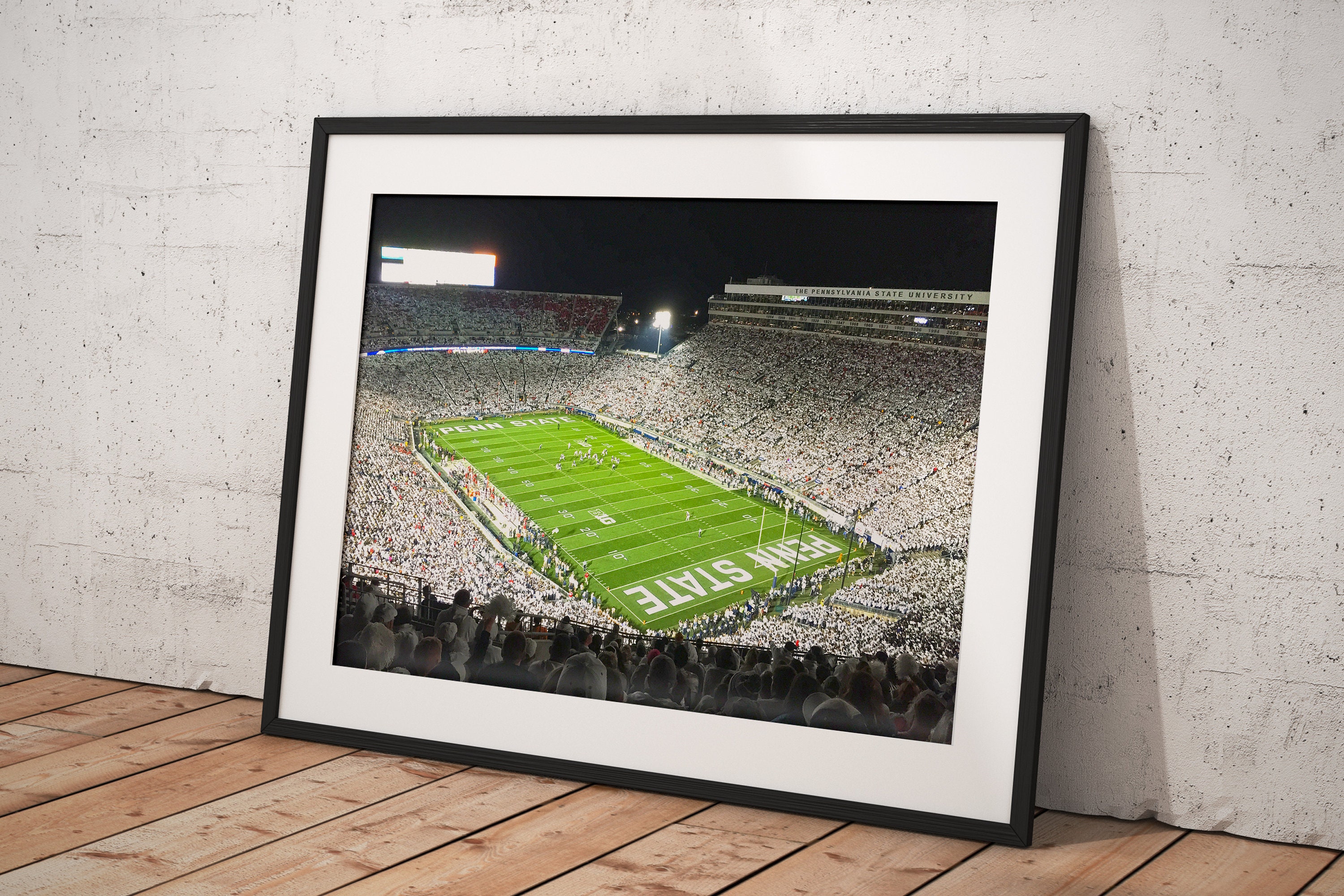 Penn State Beaver Stadium Poster Framed Room Decor Home - Etsy