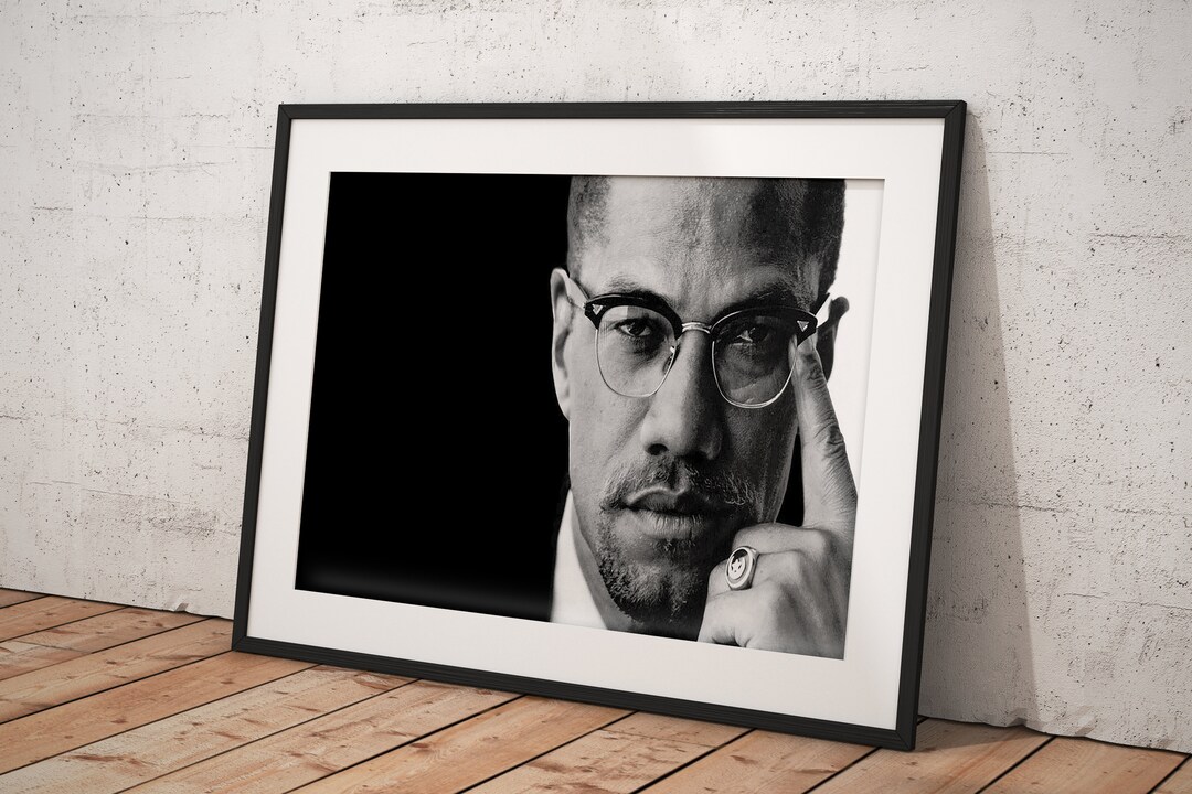 Malcolm X Poster Print Framed, Wall Decor, Print, Room Decor, Home ...
