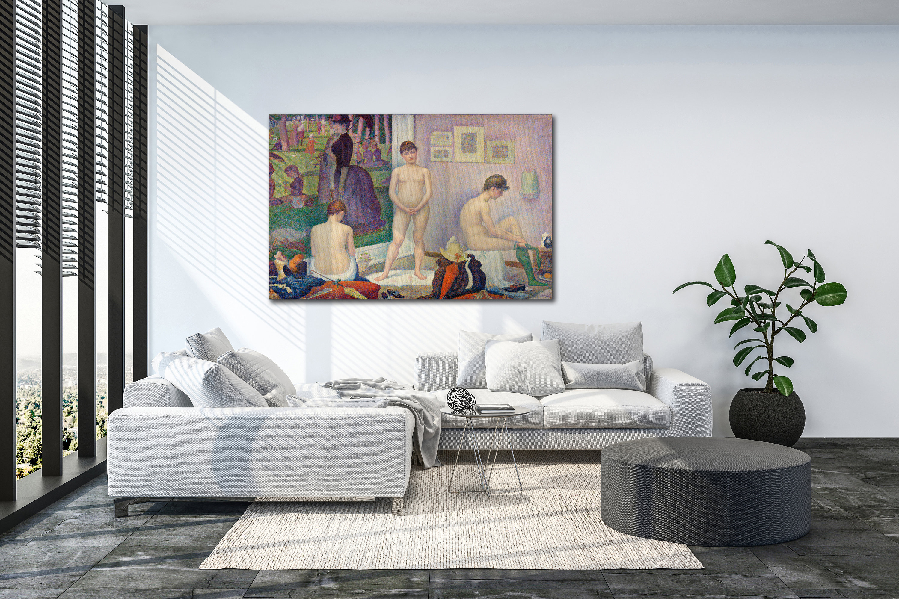 Georges Seurat, Models Poseuses Canvas Print, Room Decor, Home Decor ...