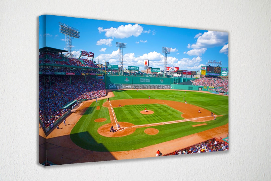 Boston Red Sox - Fenway Park Poster Canvas Wall Art Wall Decor Room ...