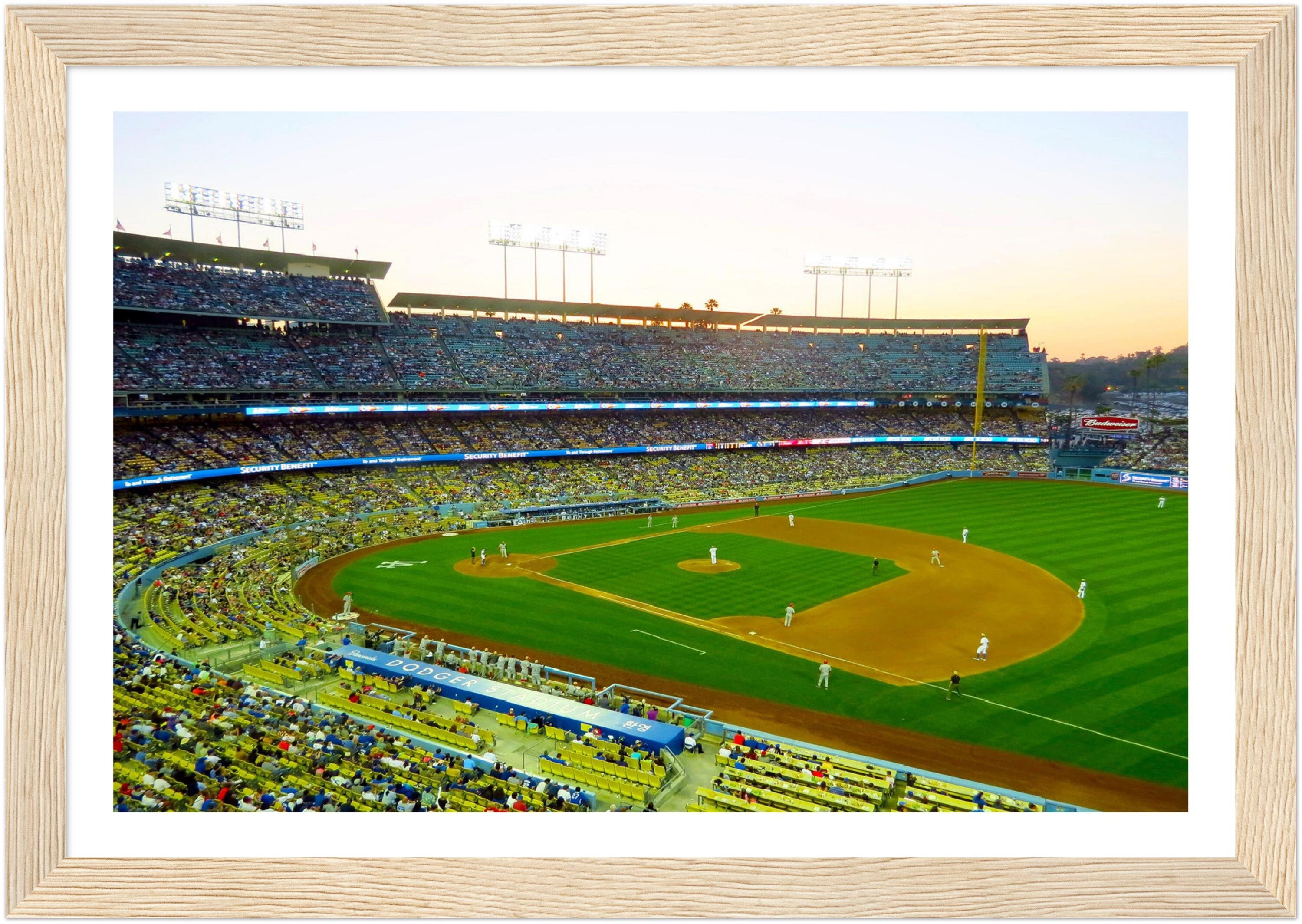 La Dodger Stadium, Poster Framed Room Decor, Home Decor, Movie Poster ...
