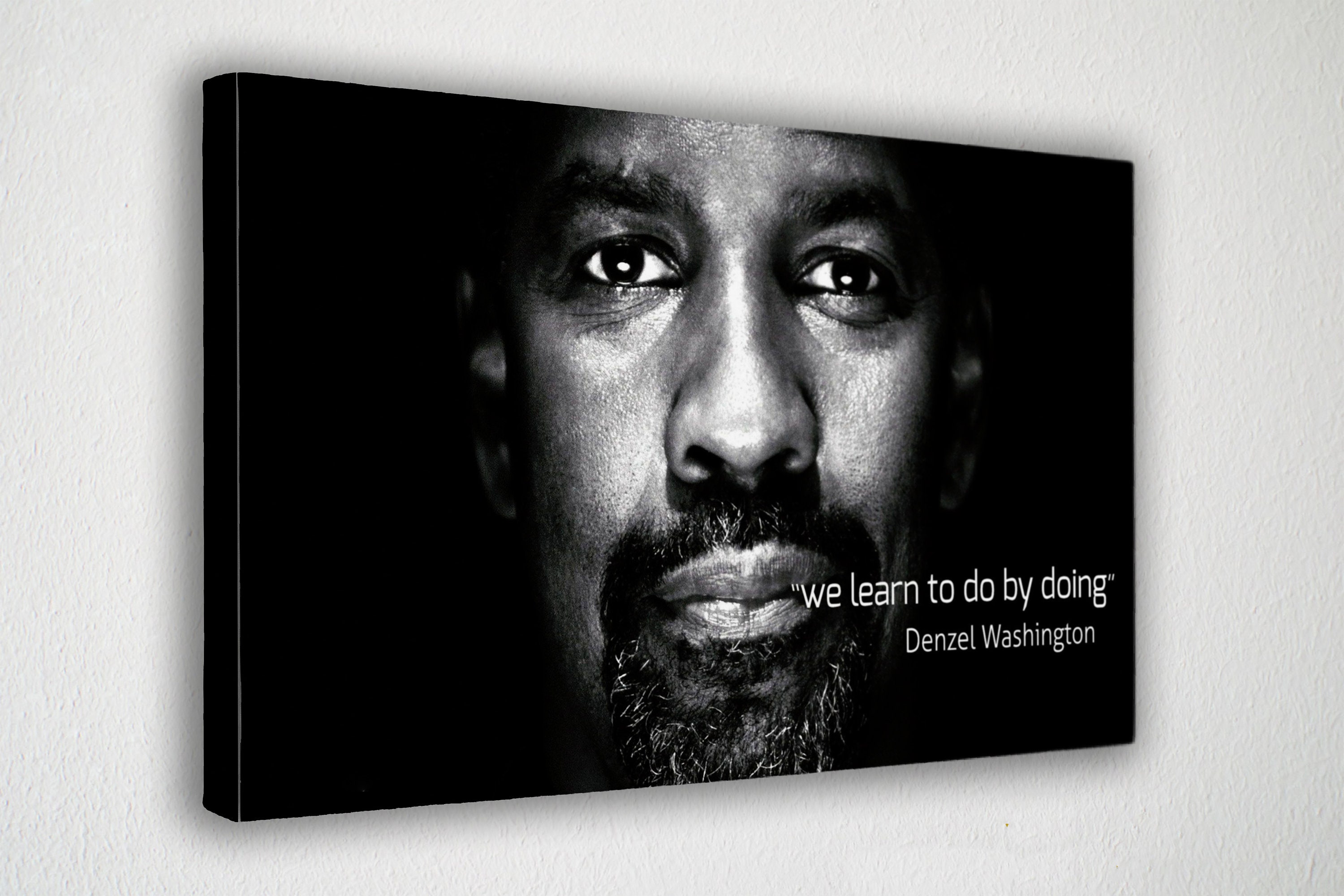 Denzel Washington Quote Canvas Wall Art Canvas Wall Decor - Etsy