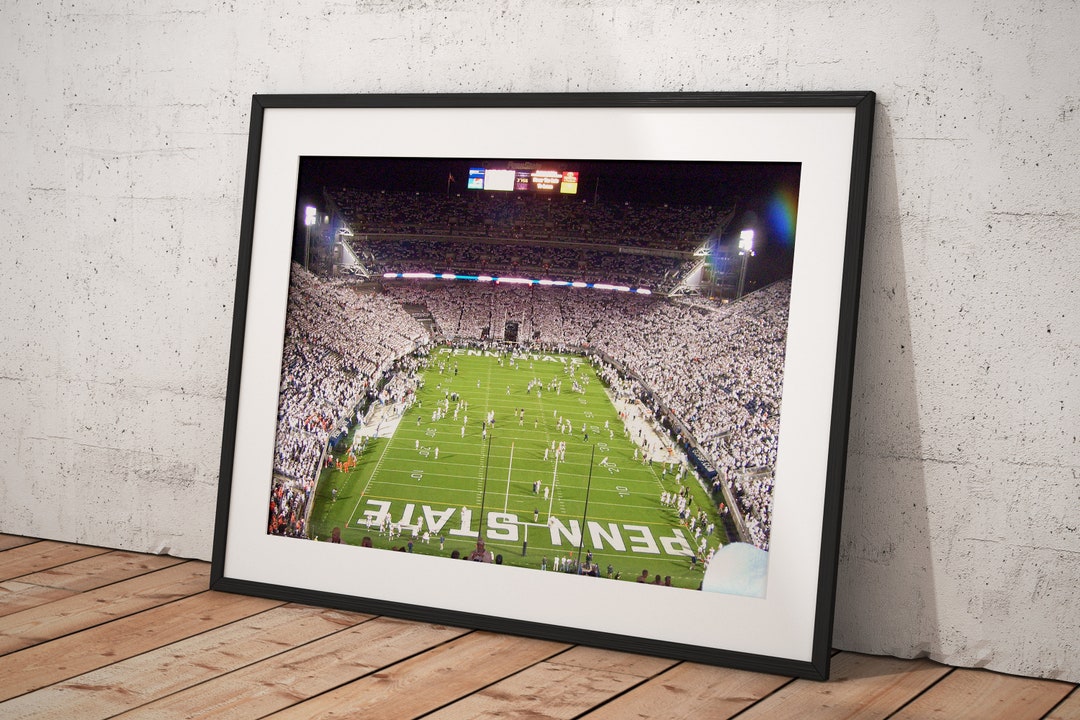 Penn State, Beaver Stadium, Poster Framed Room Decor, Home Decor, Movie ...