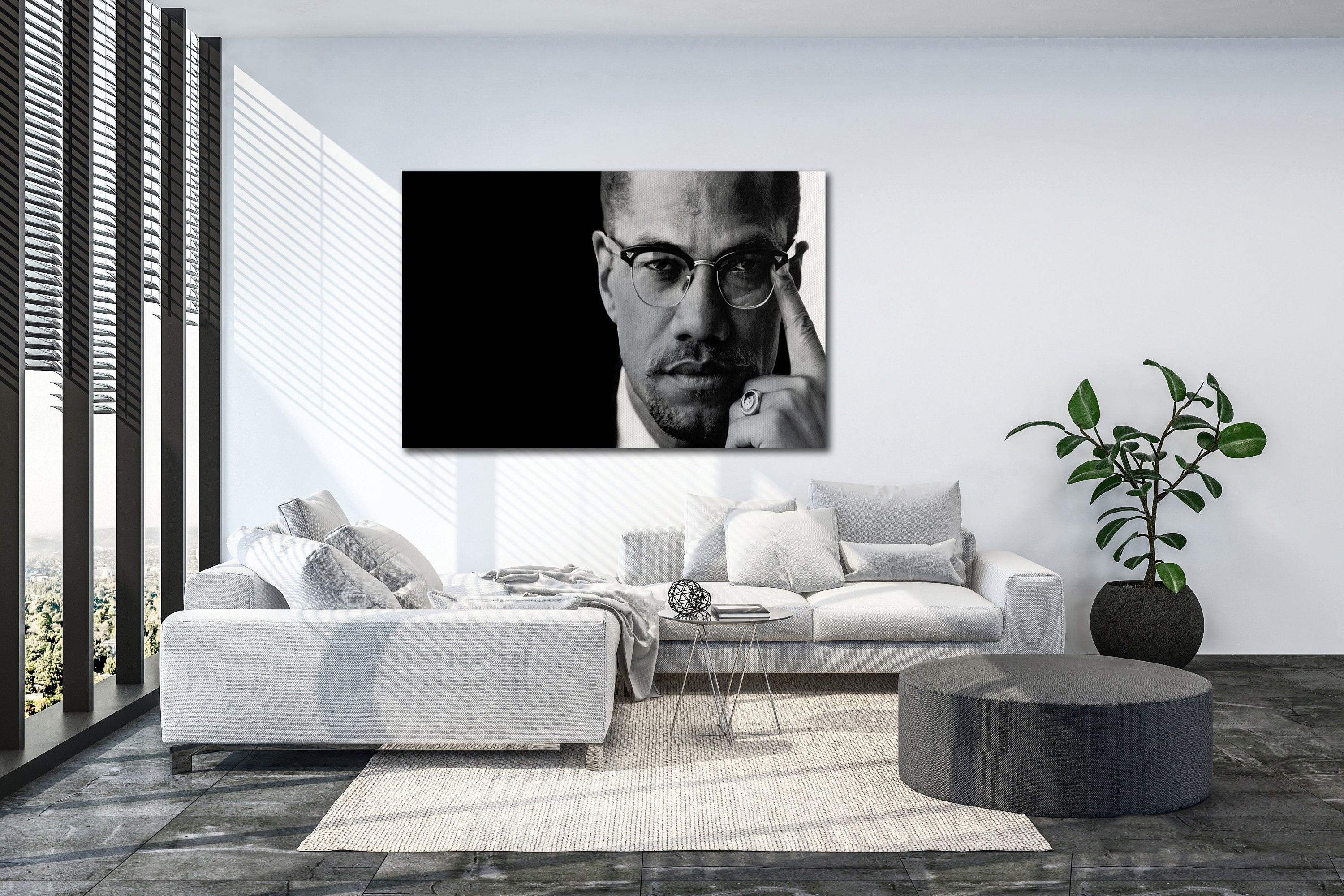 Malcolm X Poster Wall Art Print Wall Decor Canvas Print Room - Etsy