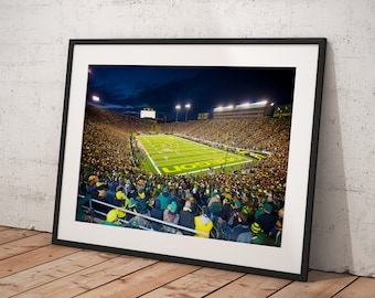 Autzen Stadium Poster - Etsy