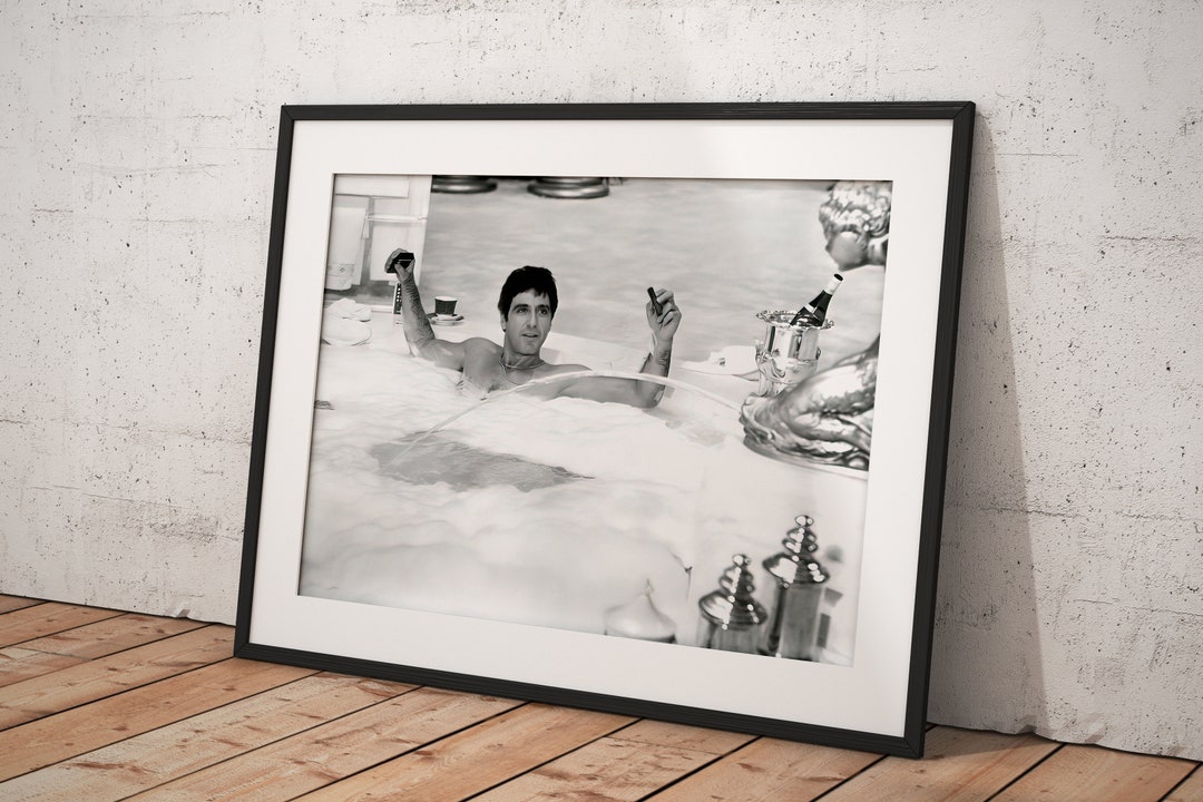 Scarface Jacuzzi, Poster Wall Art, Poster Framed Room Decor, Home Decor ...