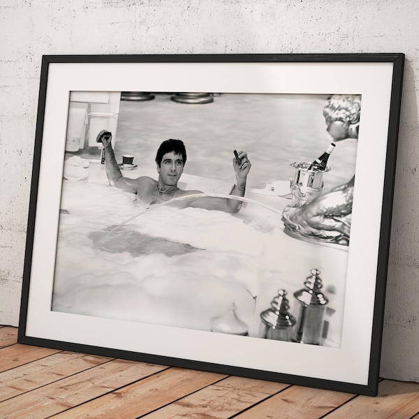 Scarface Jacuzzi Canvas - Etsy