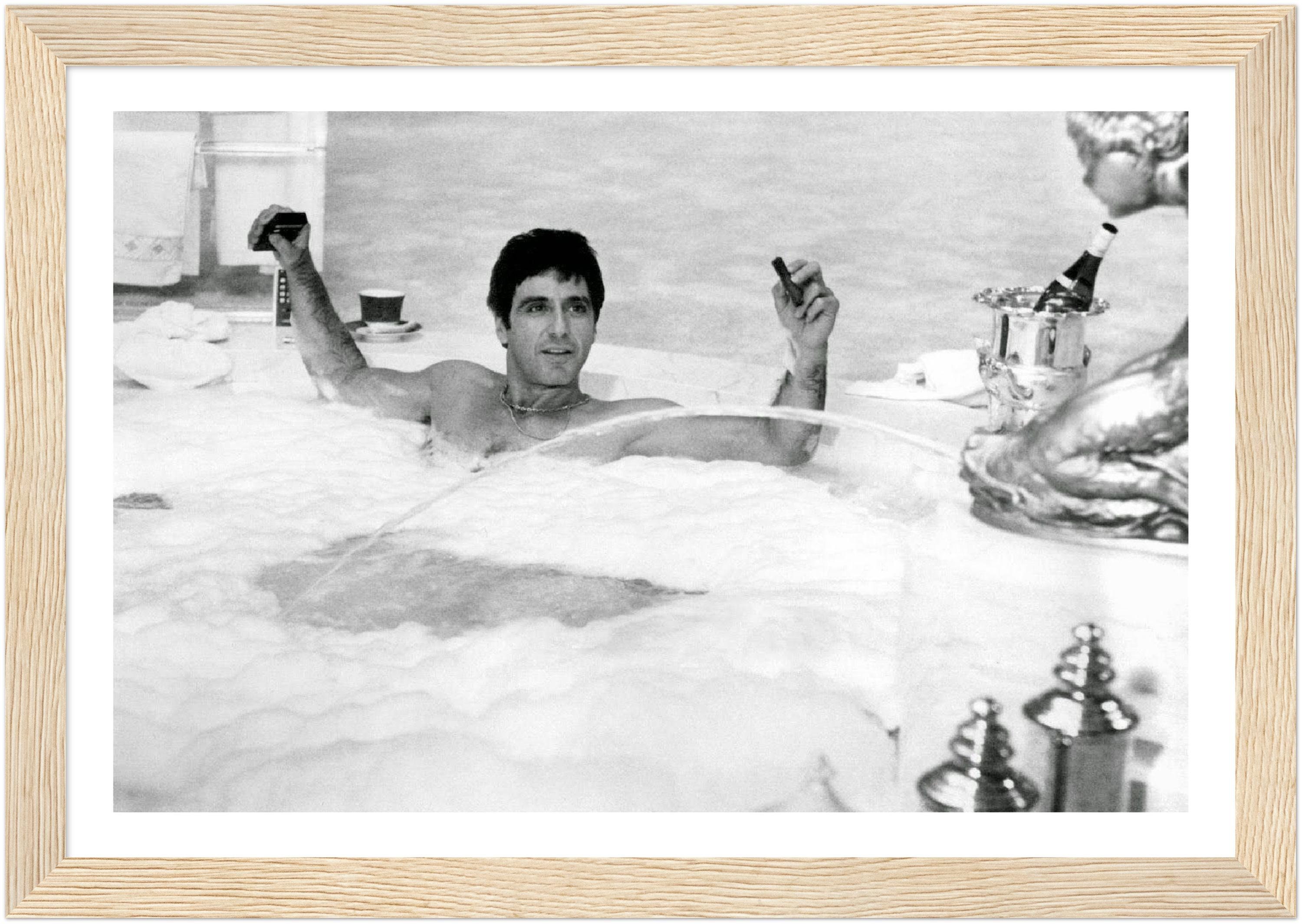 Scarface Jacuzzi Poster Wall Art Poster Framed Room Decor - Etsy