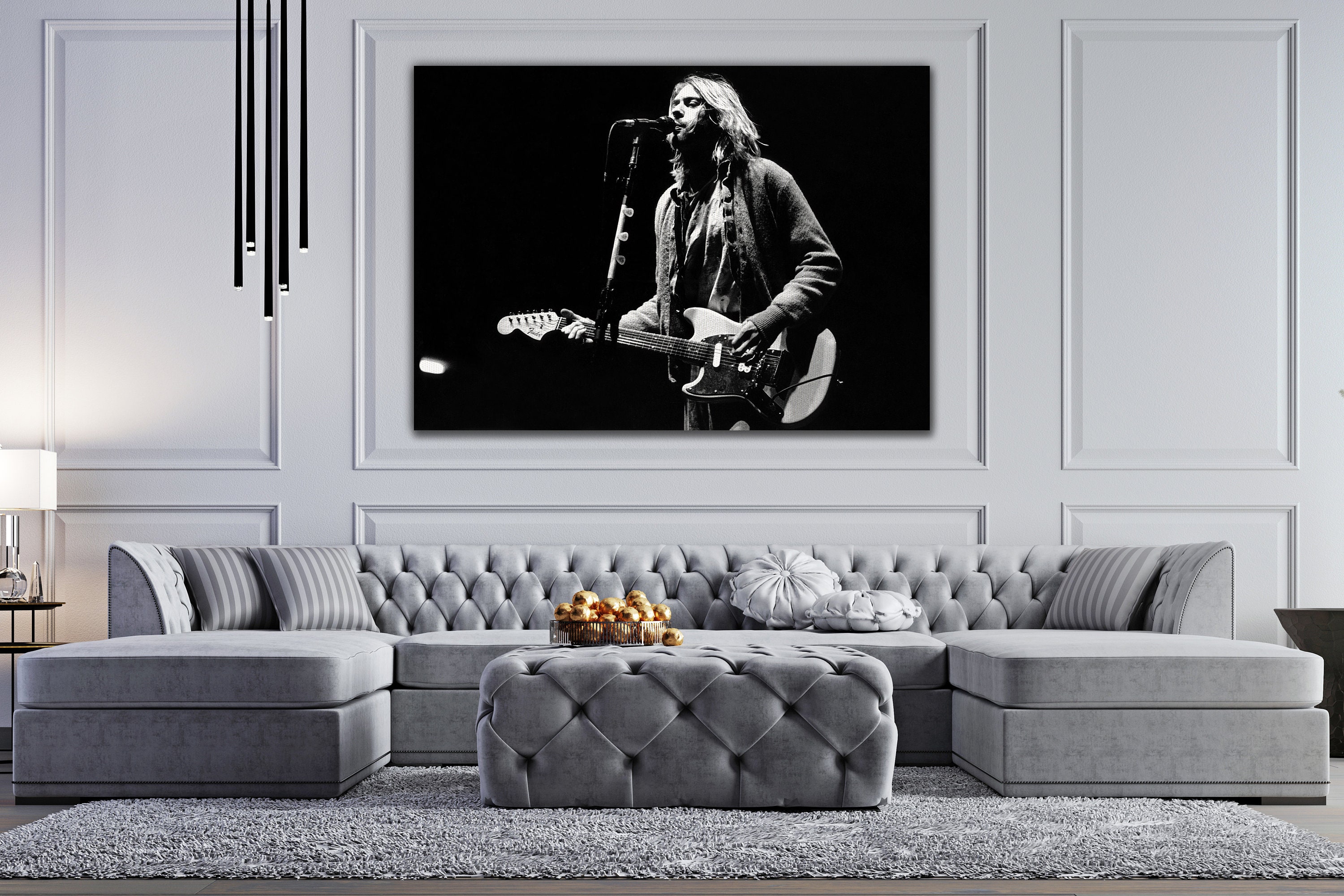 Kurt Cobain Poster Print Wall Art Wall Decor Canvas Print - Etsy