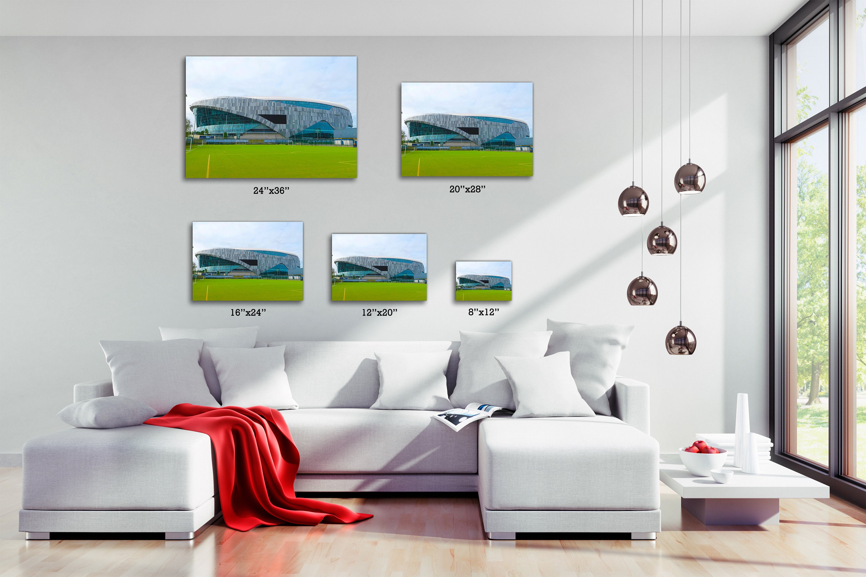 Tottenham Hotspur Stadium Canvas Wall Art Wall Decor Room Decor, Home ...