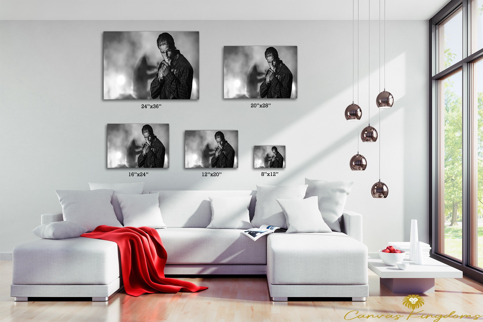 Sons of Anarchy Jax Teller Poster Canvas Wall Art Print Wall Decor ...