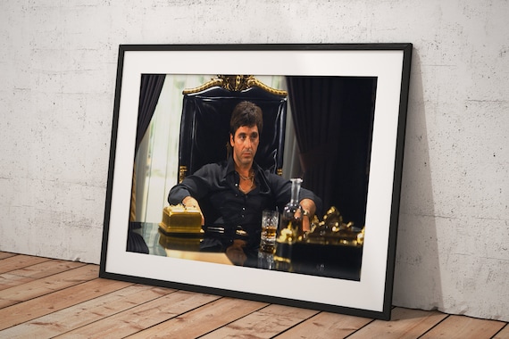 Scarface Wall Decor Poster Framed Room Decor Home Decor | Etsy