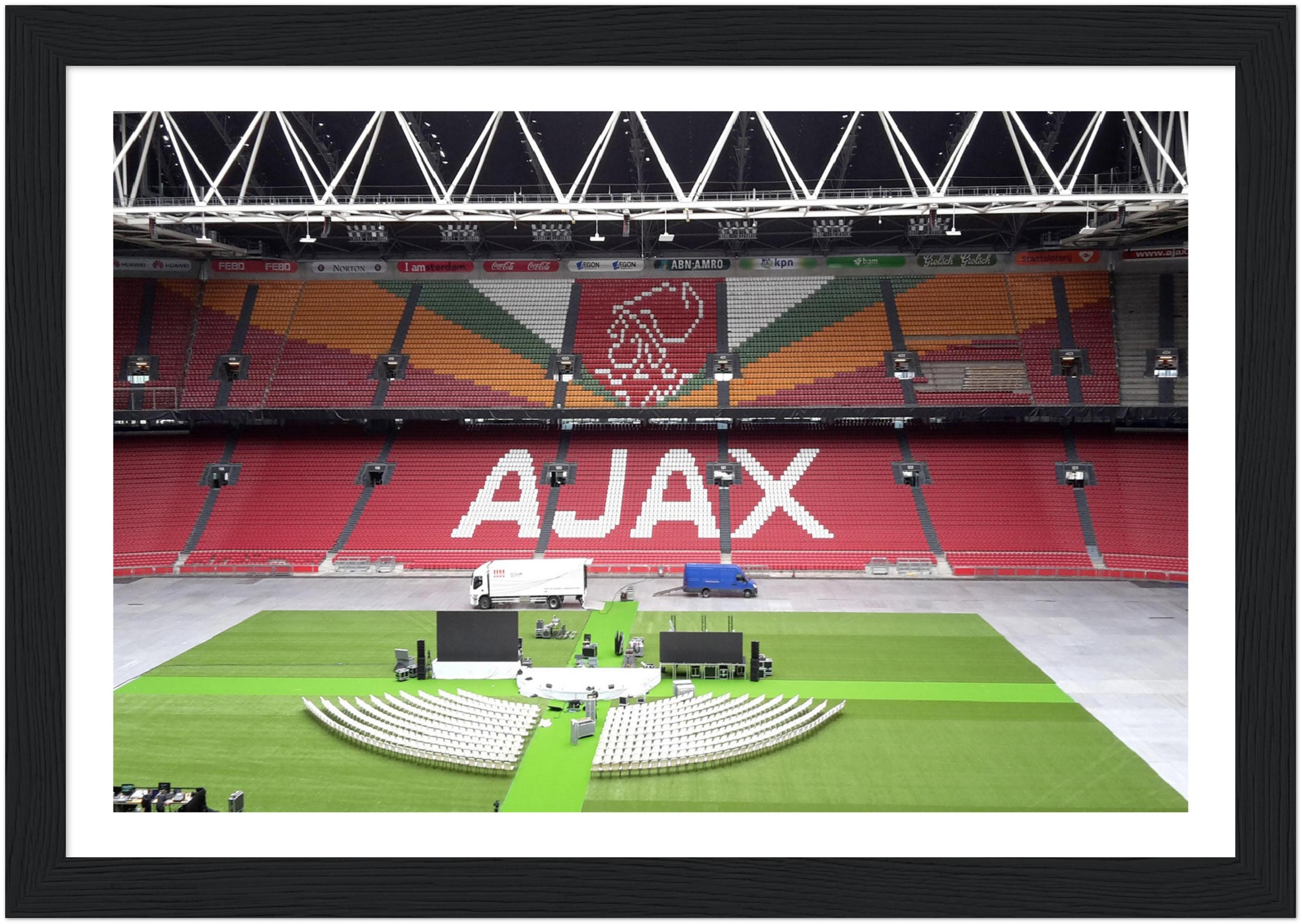 Ajax Wall Art Amsterdam Arena Poster Framed Room Decor - Etsy