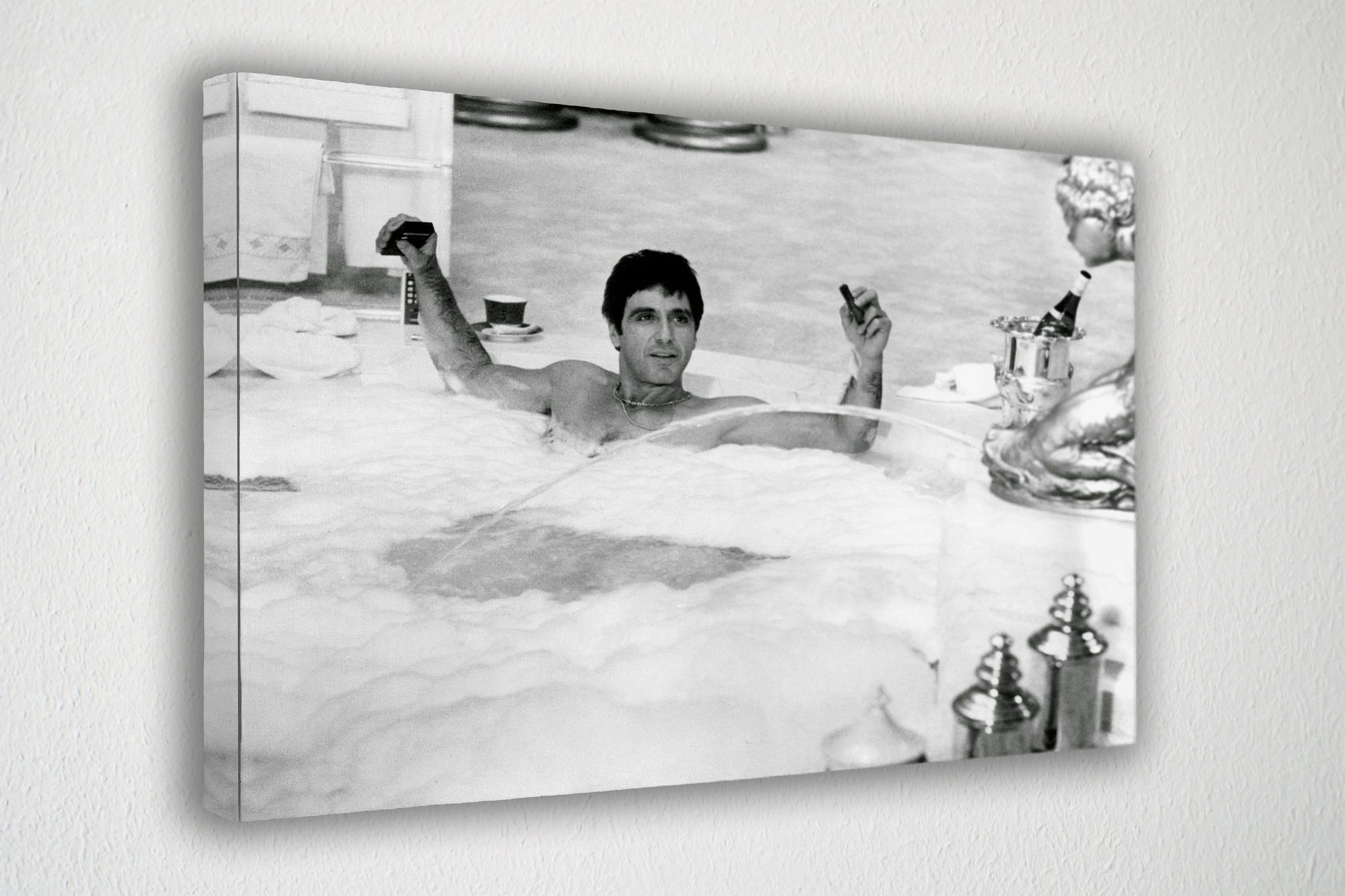 Scarface Jacuzzi Canvas Wall Art Premium Wall Decor Canvas - Etsy Canada