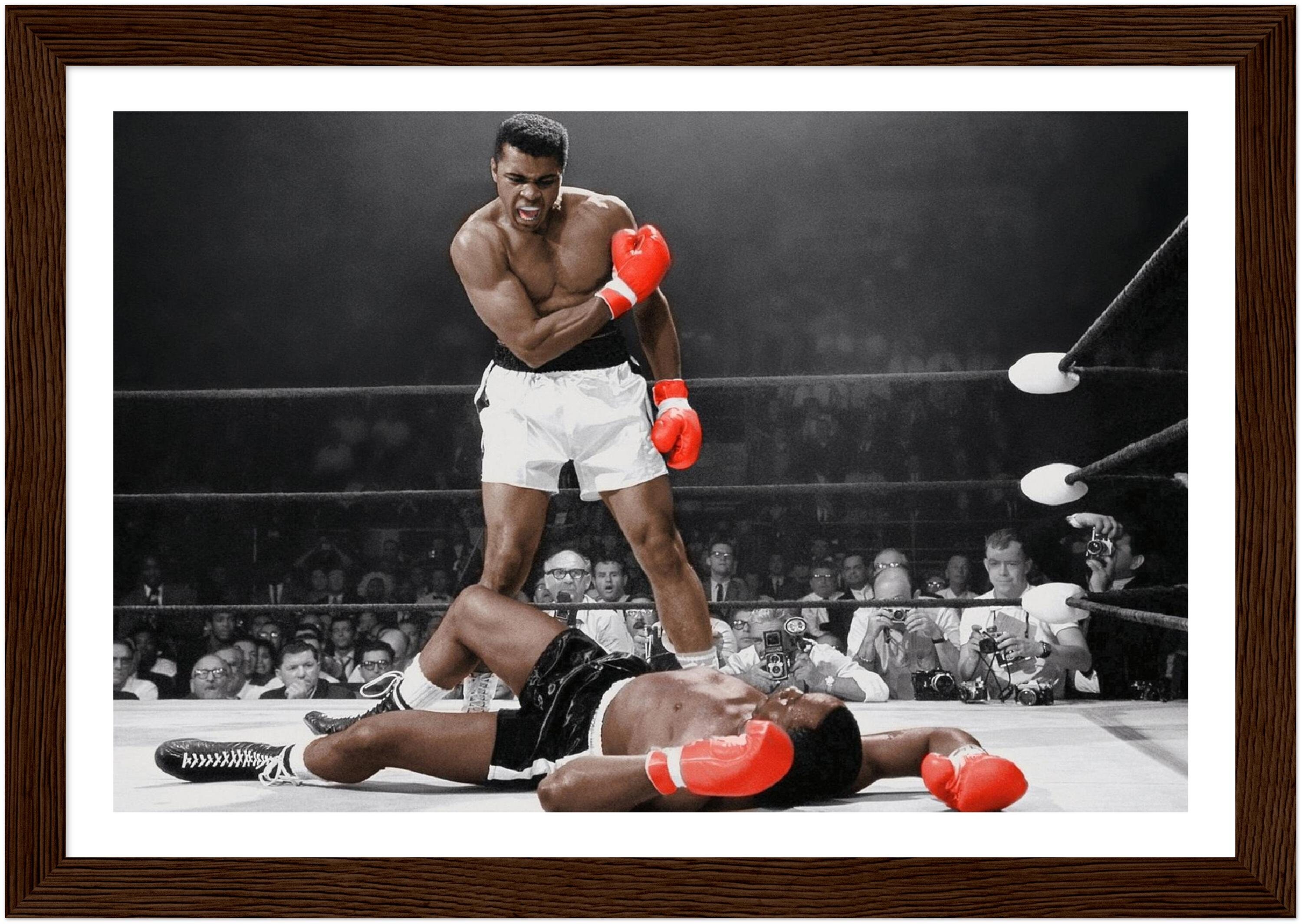 Muhammad Ali Boxing, Wall Decor, Poster Framed Room Decor, Home Decor ...
