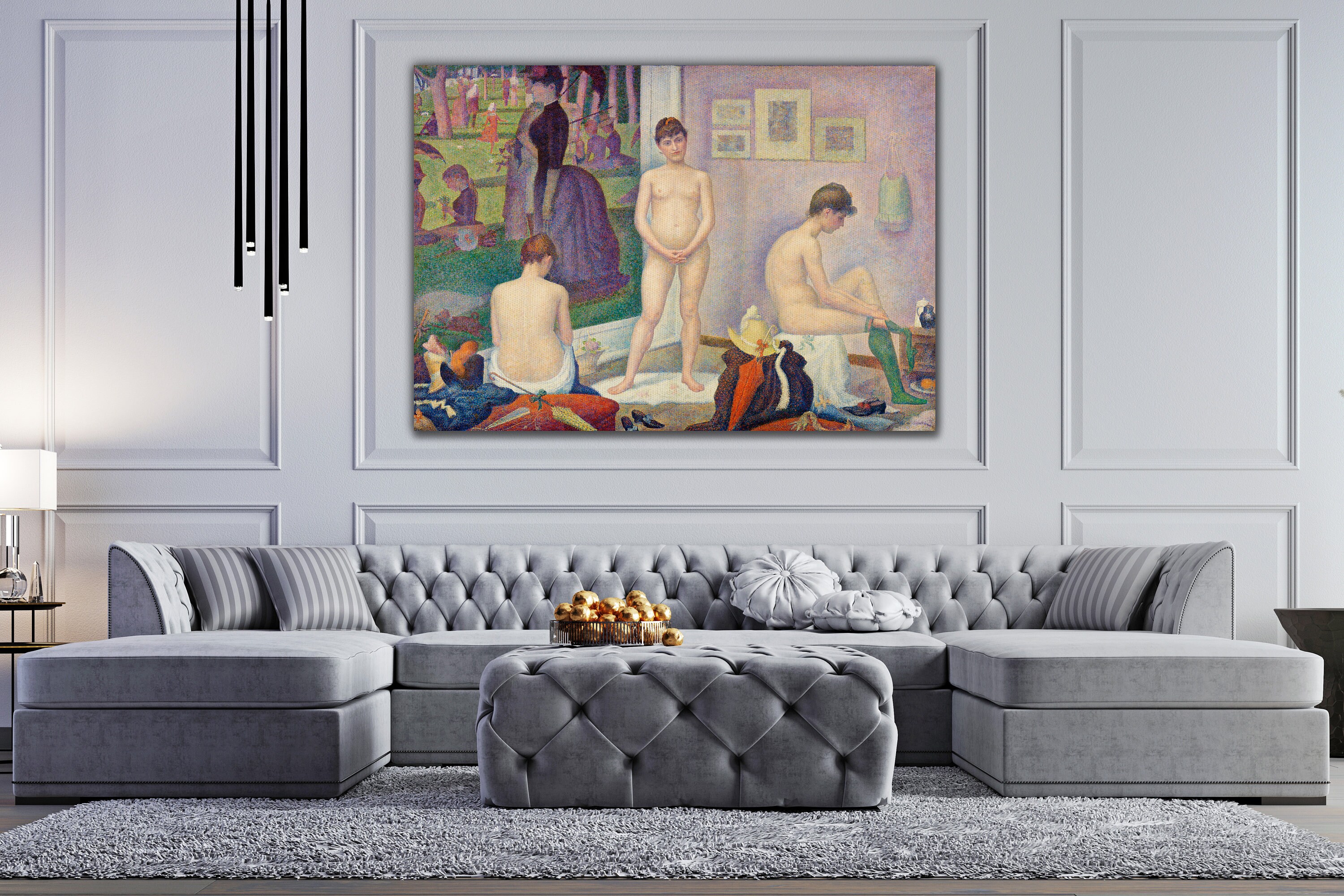 Georges Seurat, Models Poseuses Canvas Print, Room Decor, Home Decor ...