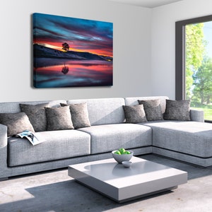 Amazing Combination of Red and Blue, Canvas Wall Art Print | Poster ...