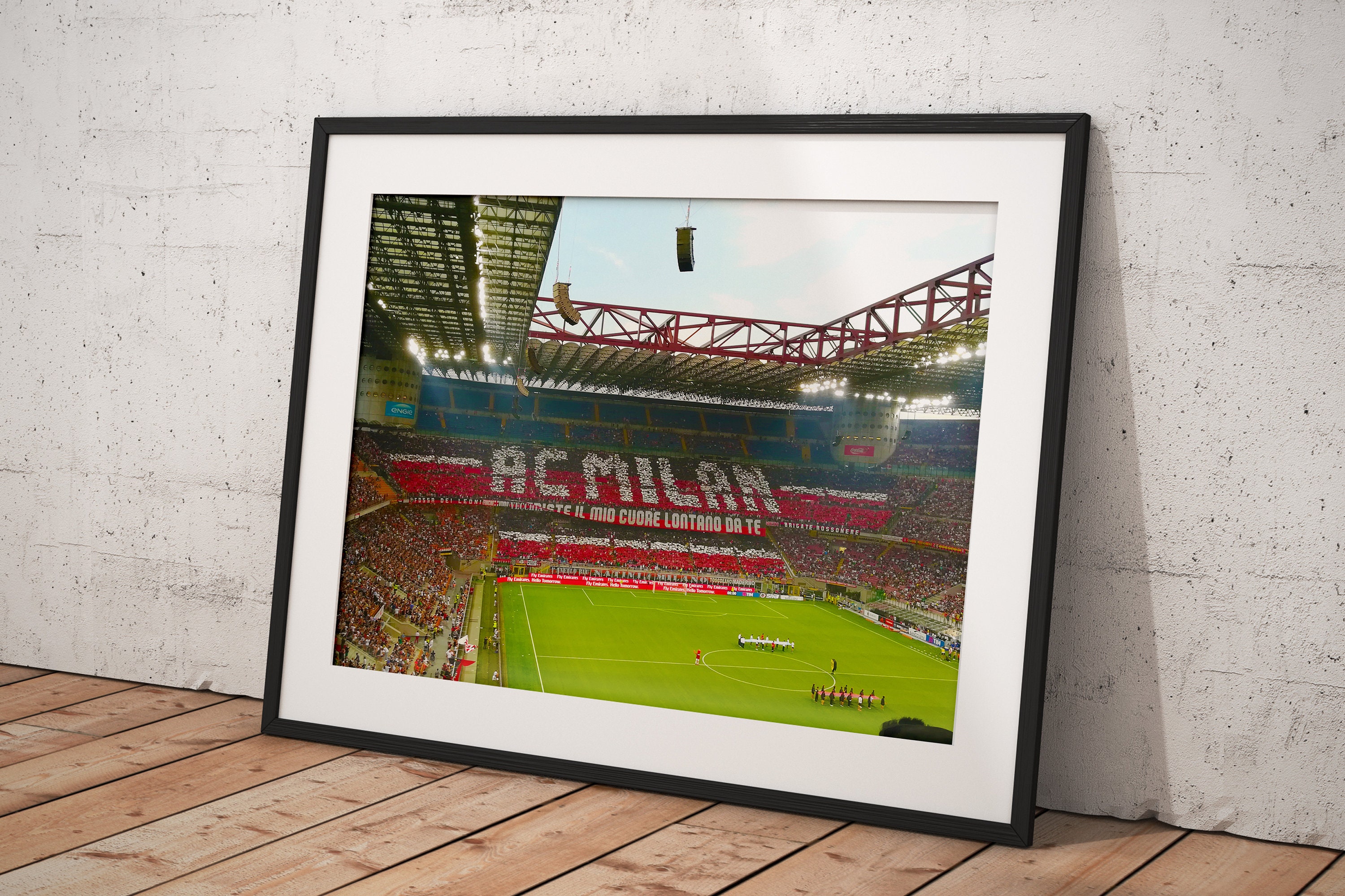 Ac Milan San Siro Stadium, Poster Framed Room Decor, Home Decor, Movie ...