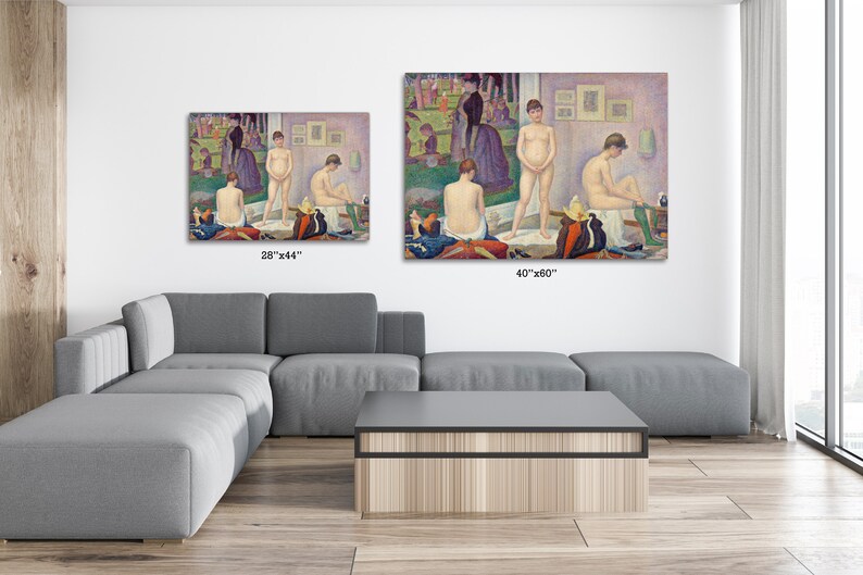 Georges Seurat, Models Poseuses Canvas Print, Room Decor, Home Decor ...