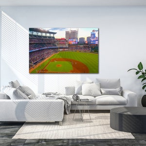Truist Park Stadium - Atlanta Braves Stadium Canvas Wall Art Wall Decor ...