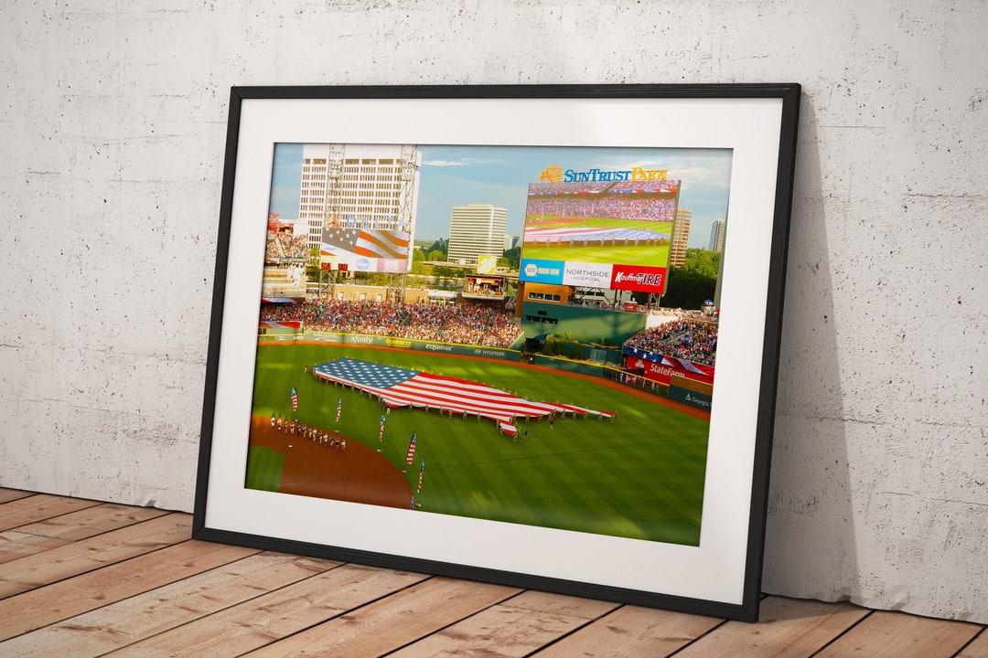 Truist Park Stadium - Atlanta Braves Stadium, Poster Framed Room Decor ...