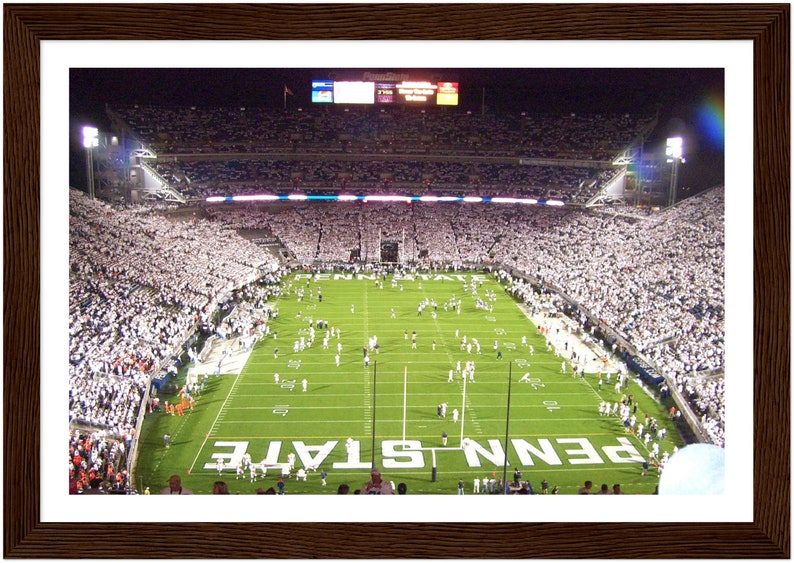 Penn State Beaver Stadium Poster Framed Room Decor Home - Etsy