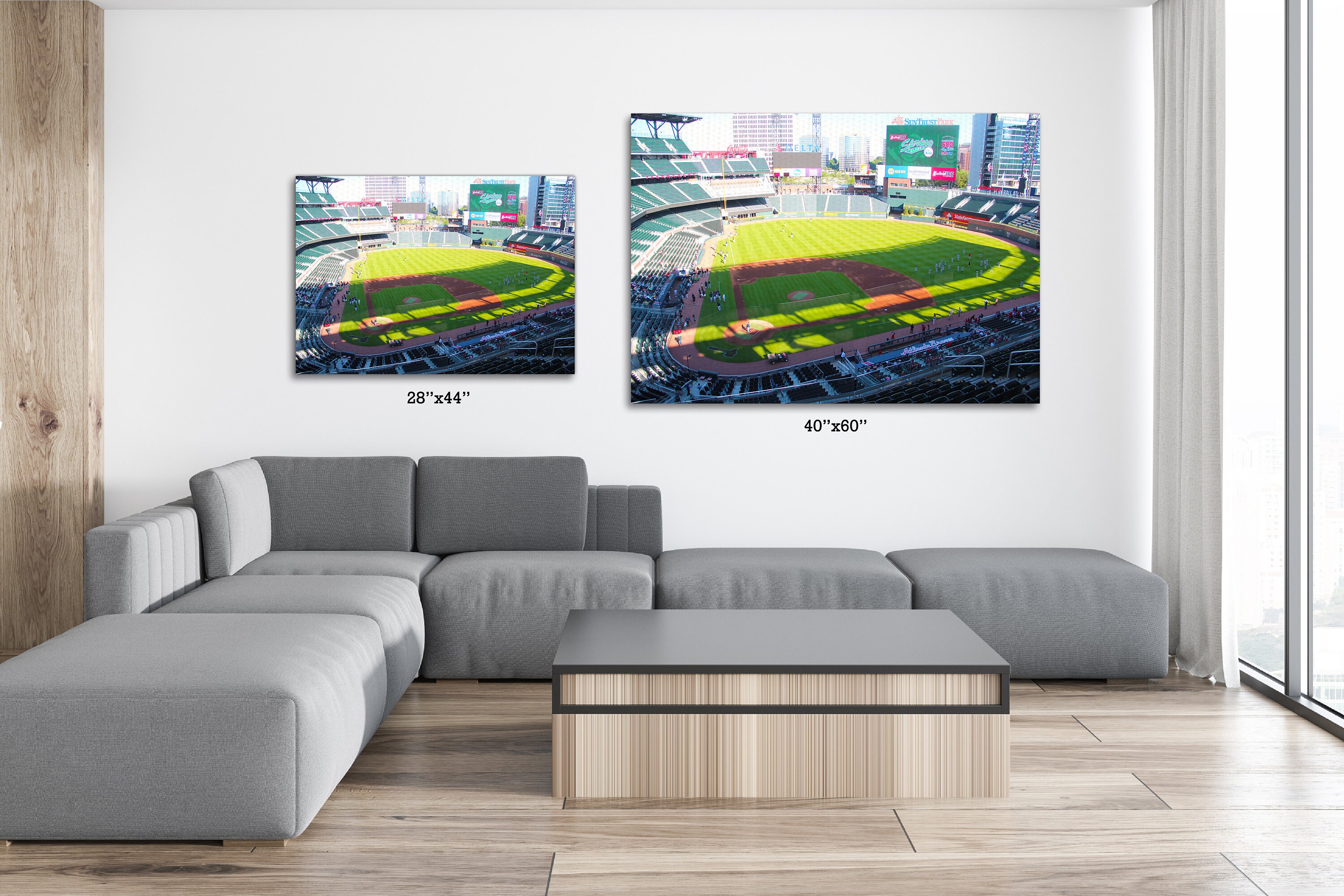 Truist Park Stadium - Atlanta Braves Stadium Canvas Wall Art Wall Decor ...