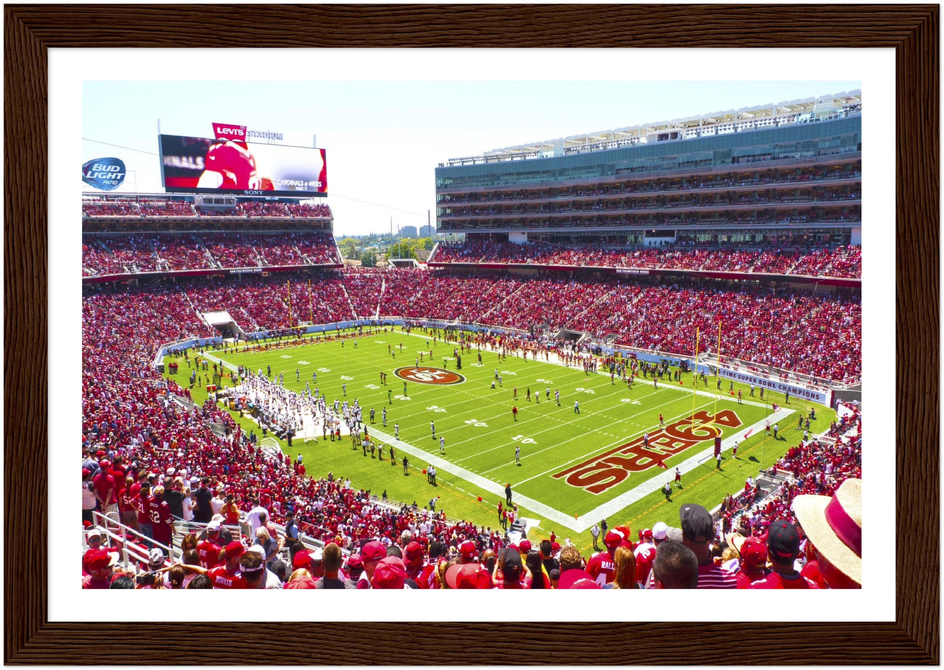 San Francisco 49ers Levis Stadium Poster Framed Room Decor - Etsy