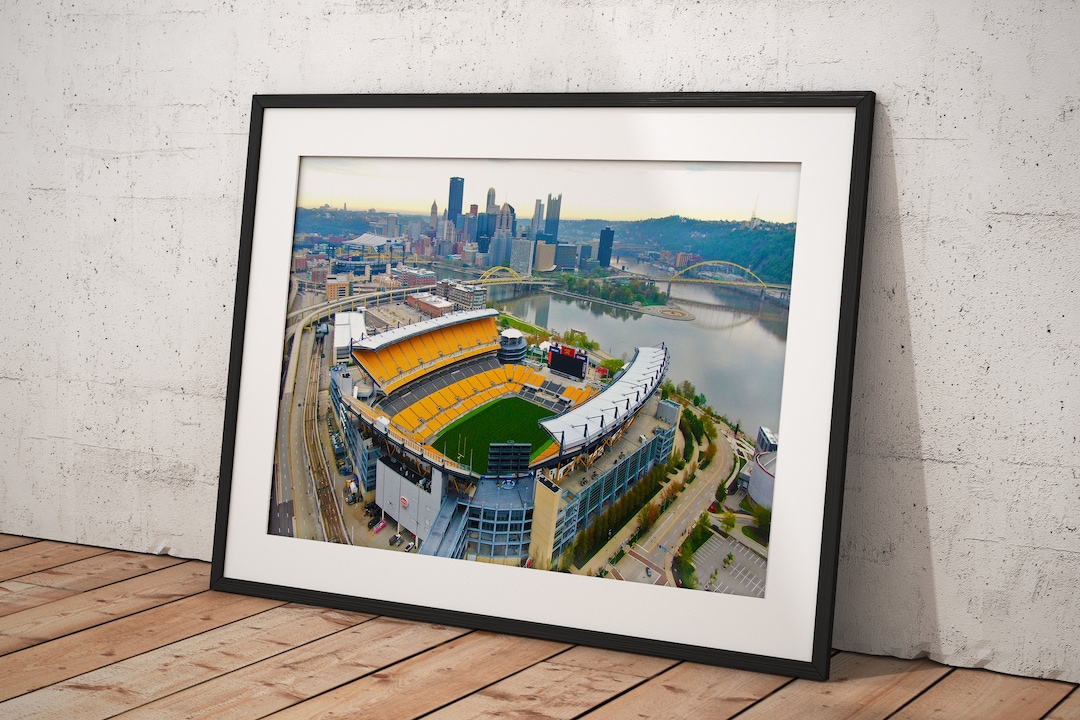Pittsburgh Steelers Stadium Heinz Field Poster Framed Wall Art Wall ...