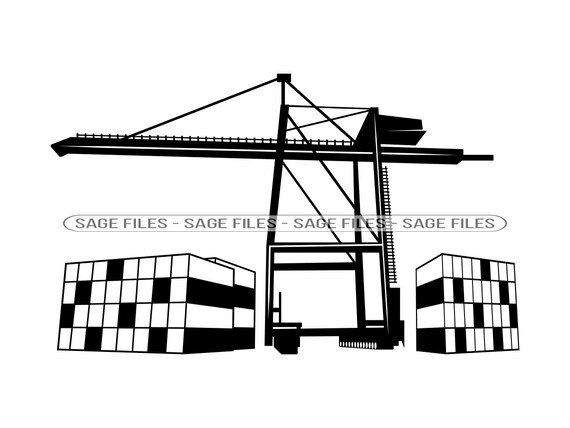 Port SVG Port Crane Svg Shipping Svg Import Svg Export - Etsy Australia