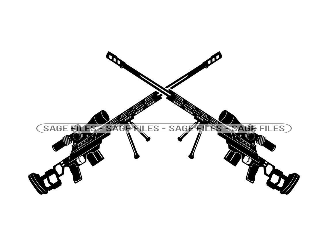 Sniper Logo SVG Sniper Rifle Sniper Gun Svg Sniper Clipart - Etsy France