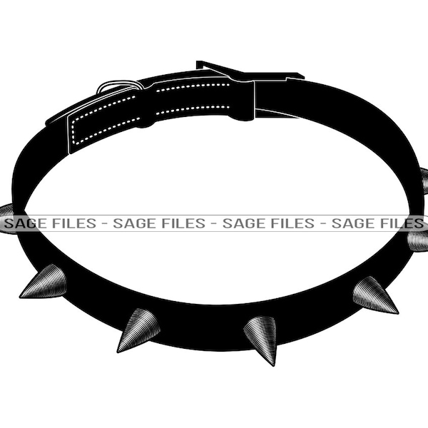 Dog Collar Cut File - Etsy