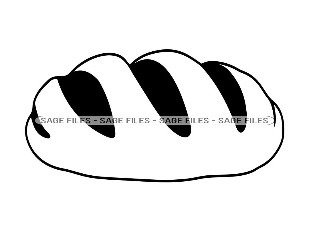 Bread SVG #2, Bread SVG, Loaf of Bread SVG, Bread Clipart, Bread Files ...