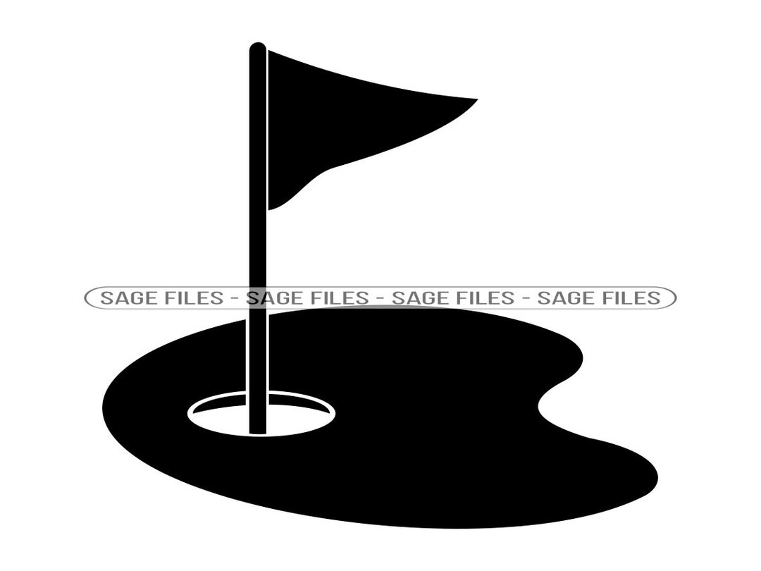 Golf Flag SVG, Golf Hole SVG, Golf Svg, Golf Flag Clipart, Golf Flag ...