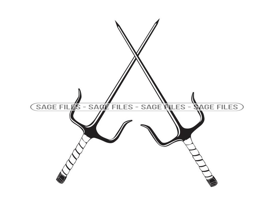 Ninja Weapons SVG, Sai SVG, Ninja Svg, Ninja Clipart, Ninja Files for ...