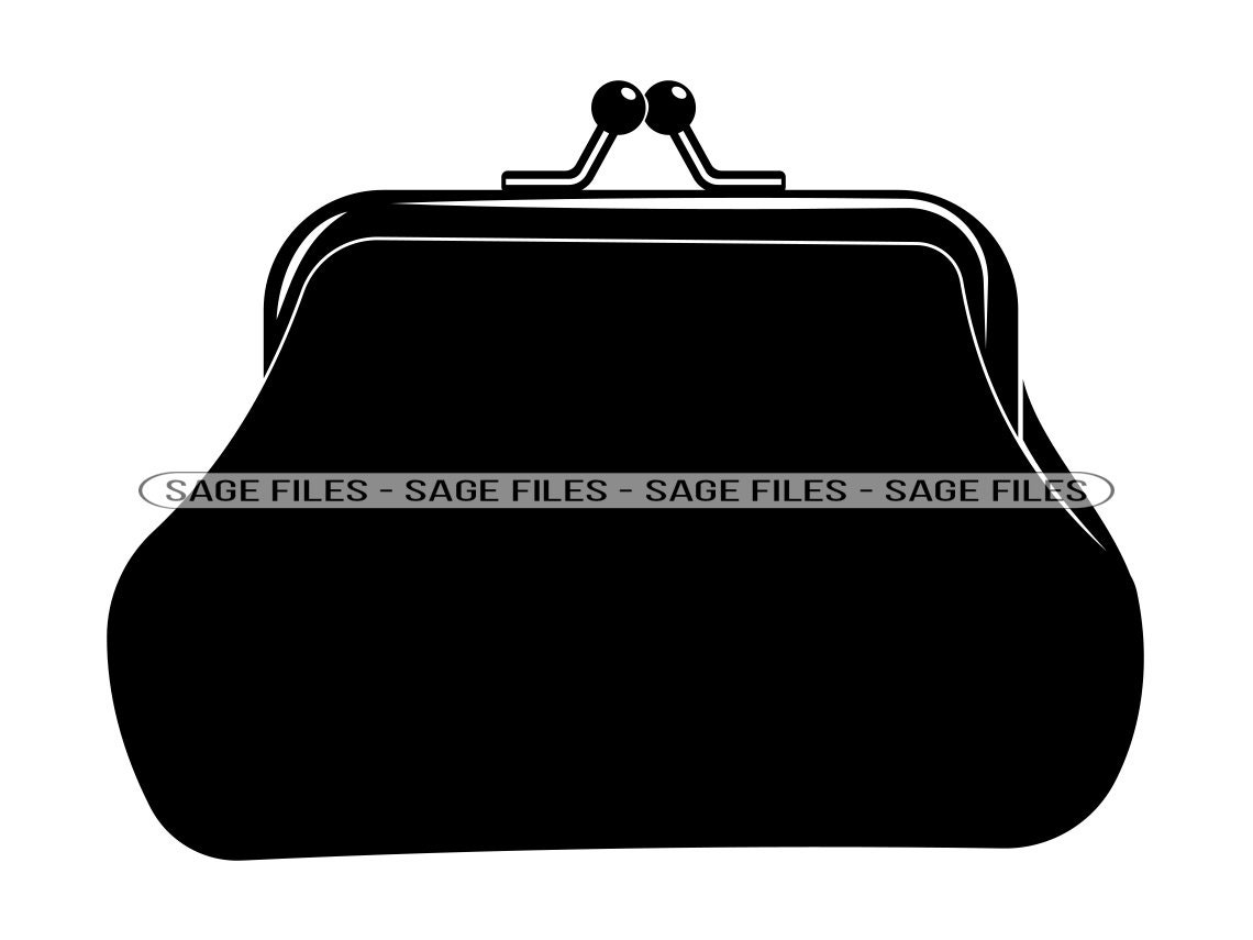 Purse 2 SVG, Purse SVG, Women's Accessories Svg, Purse Clipart, Purse ...