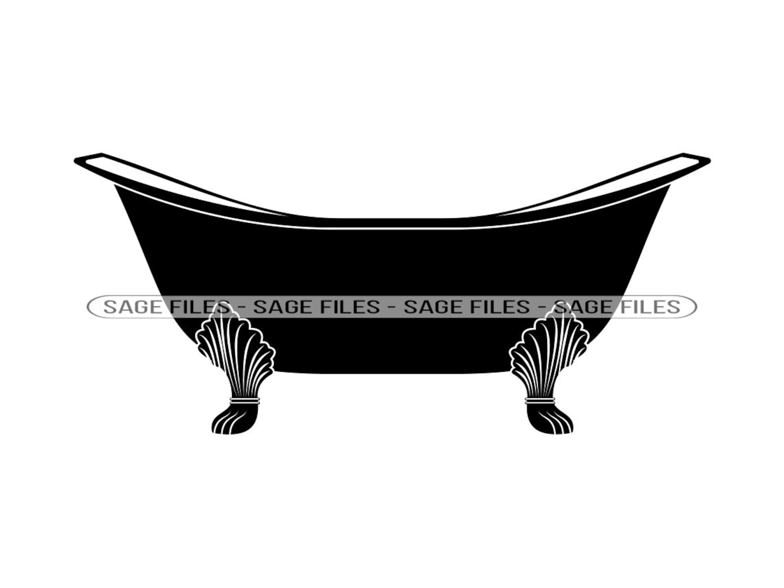 Bathtub SVG Bath Svg Shower Svg Bathtub Clipart Bathtub - Etsy