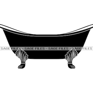 Bathtub SVG Bath Svg Shower Svg Bathtub Clipart Bathtub - Etsy
