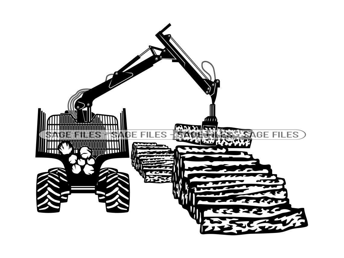 Logging 2 Svg, Lumber Harvester Svg, Forestry Svg, Lumberjack Svg ...