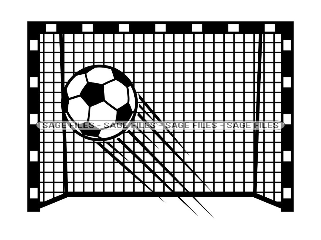 Soccer Goal #3 SVG, Goal Post Svg, Soccer Svg, Soccer Clipart, Soccer ...