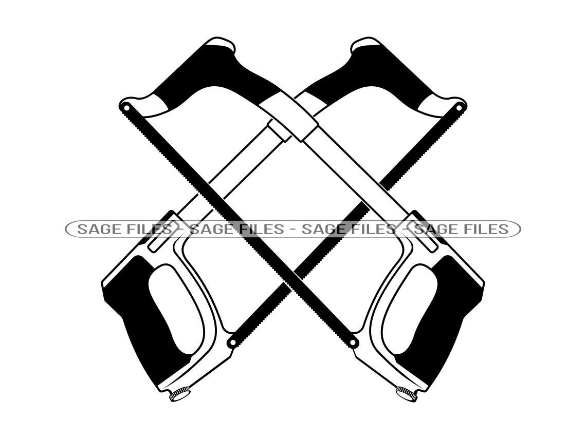 Hacksaw Logo Svg Hacksaw SVG Tools Svg Carpenter Svg - Etsy