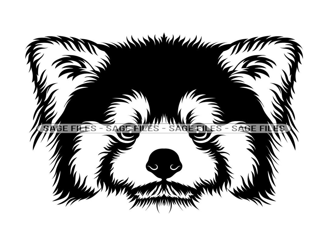 Red Panda Head SVG, Red Panda Svg, Red Panda Clipart, Red Panda Files ...
