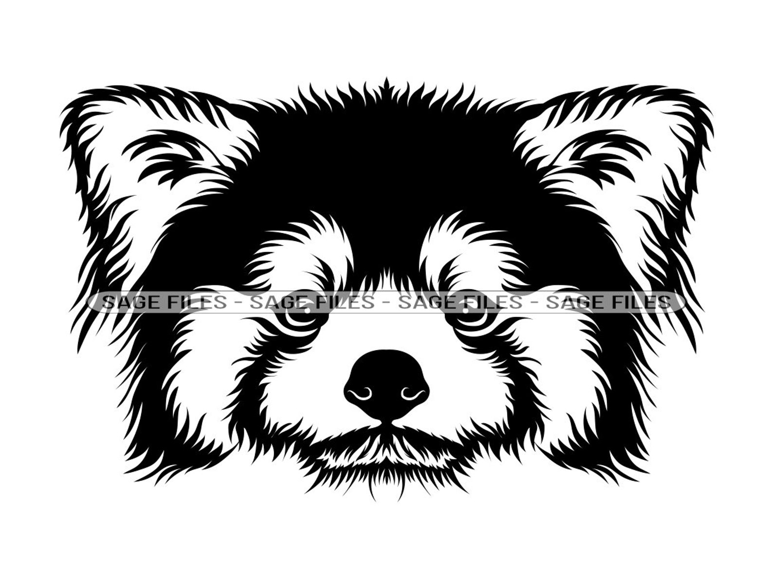 Red Panda Head SVG, Red Panda Svg, Red Panda Clipart, Red Panda Files ...