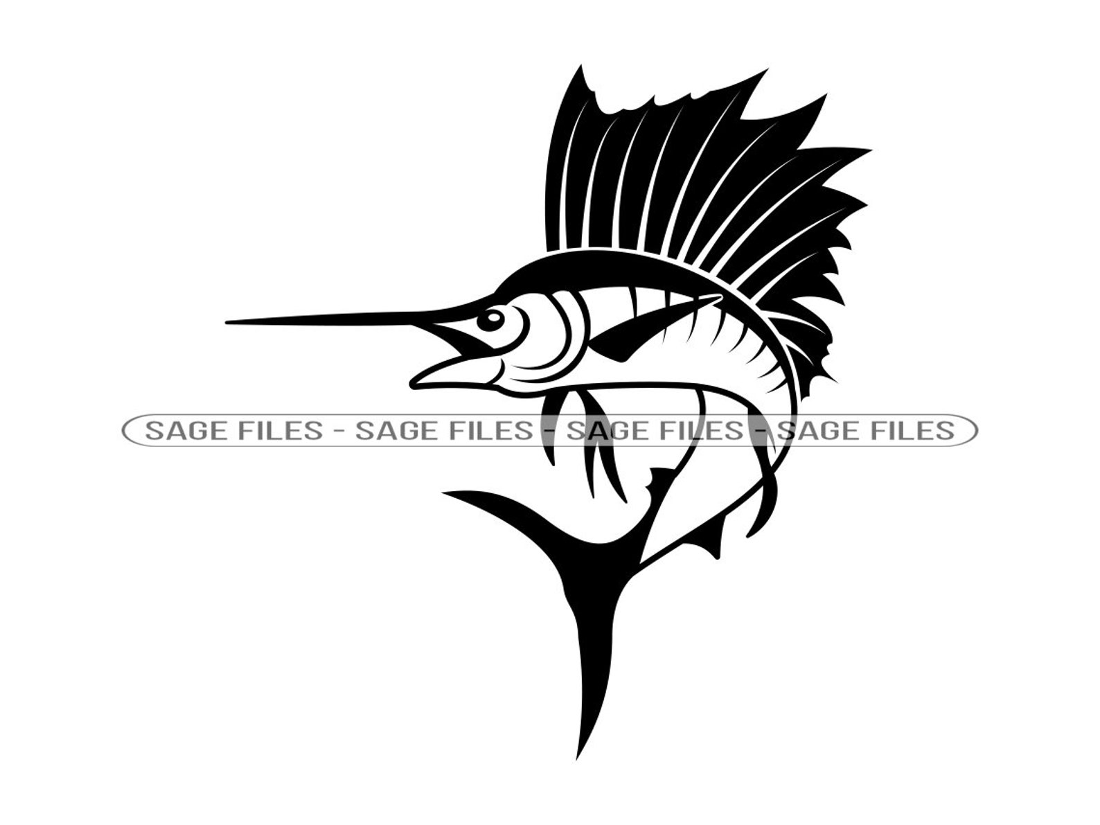 Sailfish SVG, Fishing Svg, Fish Svg, Sailfish Clipart, Sailfish Files ...