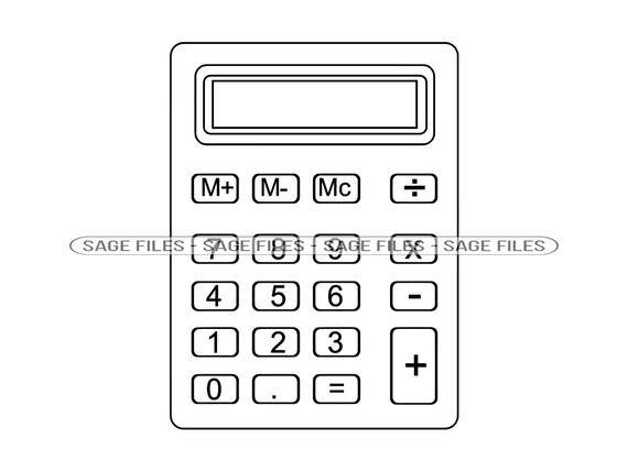 Graphing Calculator Clipart