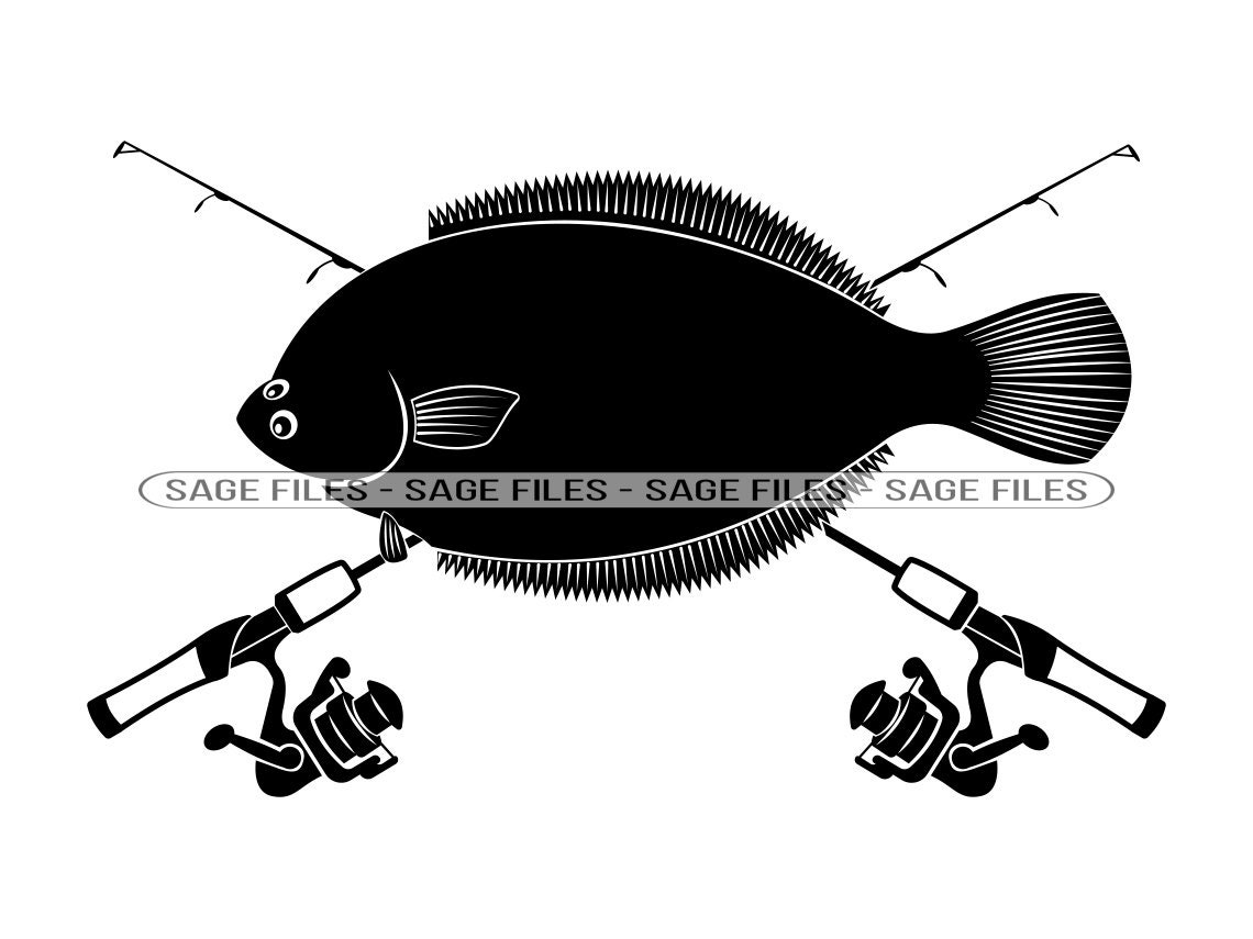 Flounder Fishing SVG Fishing Logo Svg Fish Svg Fishing - Etsy Canada